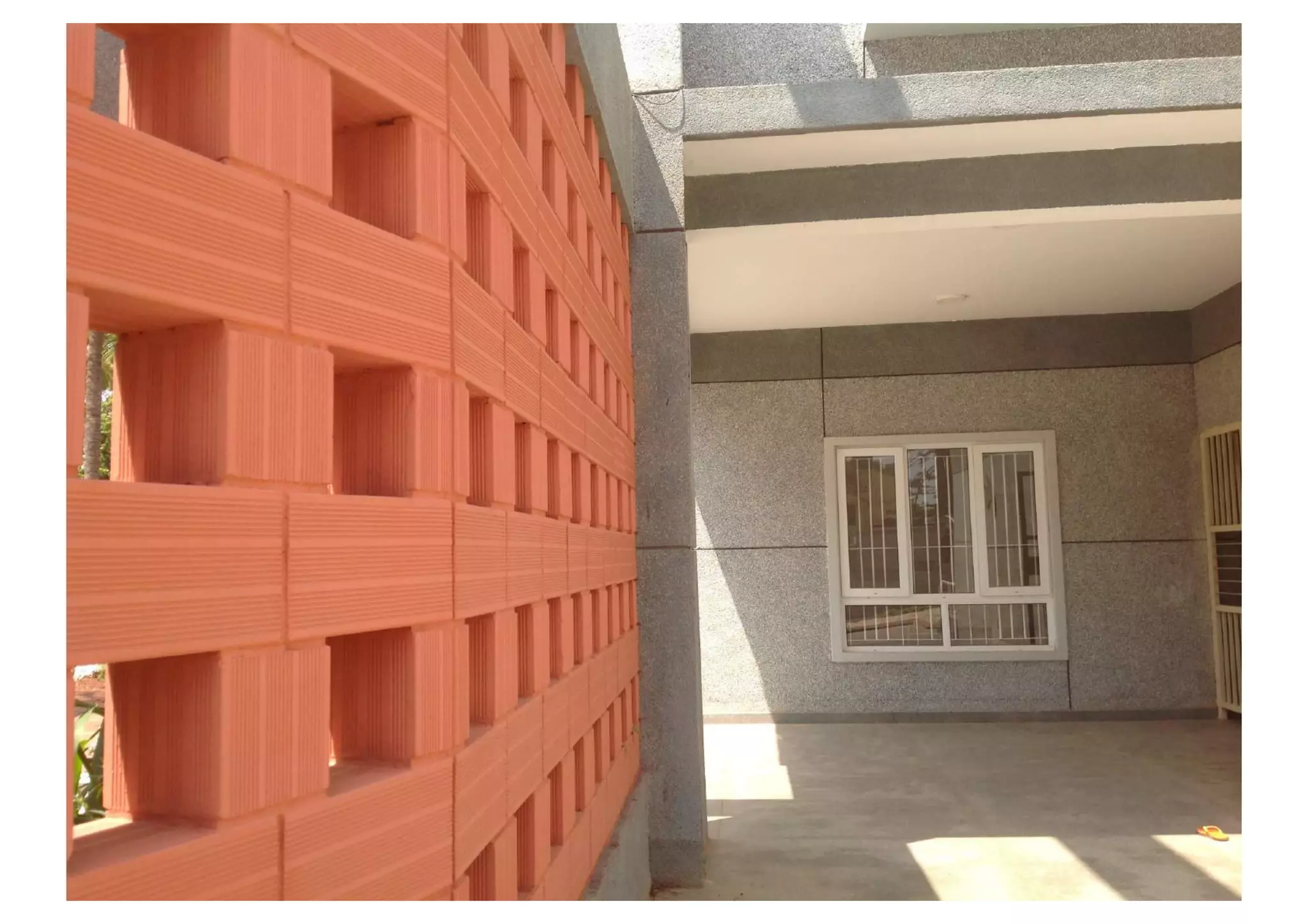 Grit Wash Plaster at School Building in Bangalore. www ...
