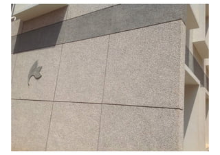 Grit Wash Plaster at School Building in Bangalore. www ...