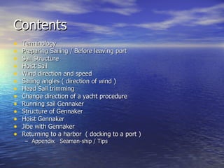 New Basic Sailng1.0 | PPT