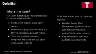 DELOITTE 2018 FEMA CASE COMPETITION | PPTX
