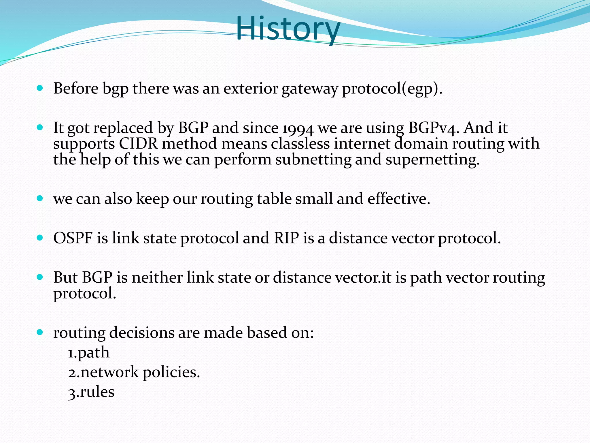 bgp protocol | PPTX