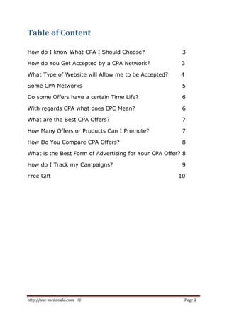 Newbies guide to cpa | PDF