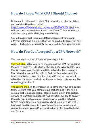 Newbies guide to cpa | PDF