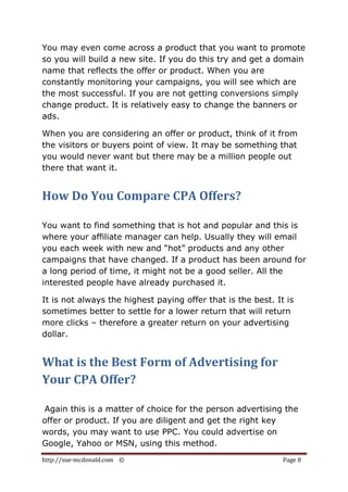 Newbies guide to cpa | PDF