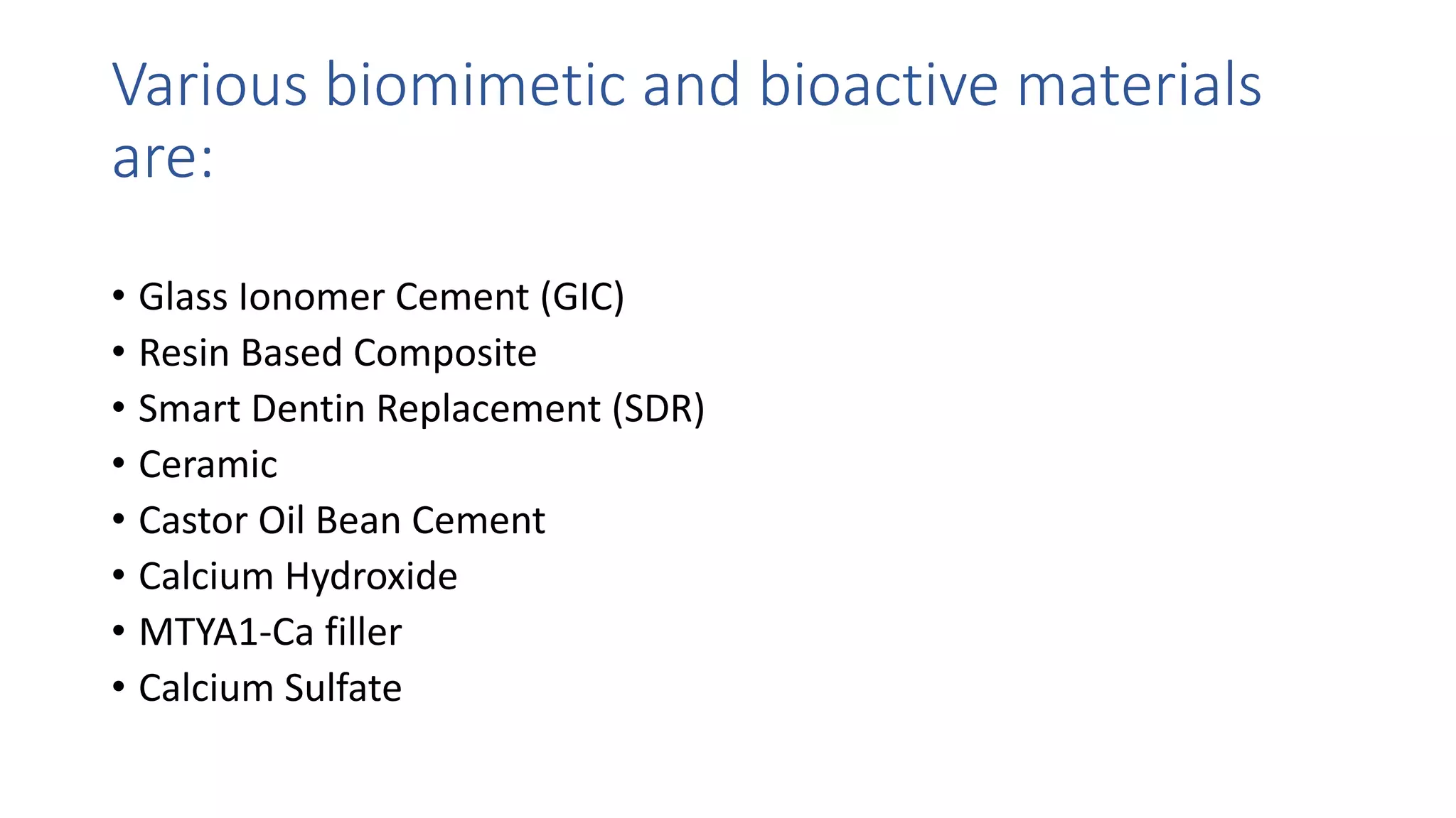 Bioactive and biomimitic material | PPTX
