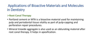 Bioactive and biomimitic material | PPTX