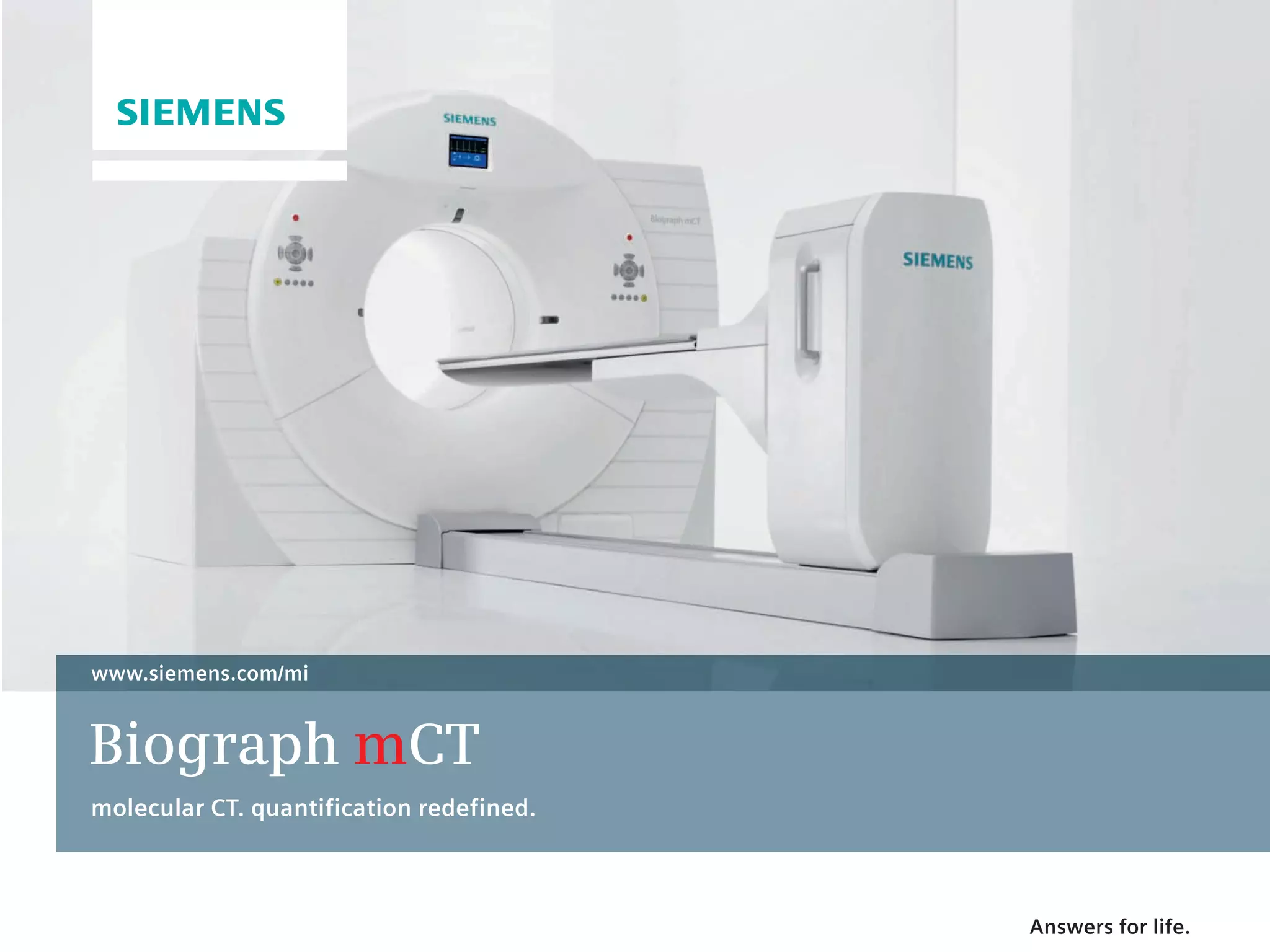 Biograph mCT-PET - SIEMENS | PDF