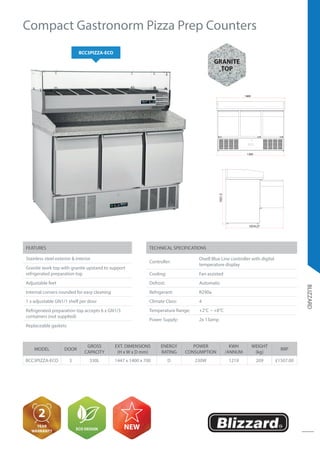 New blizzard compact gastronorm counters | PDF