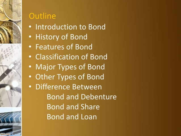 bond and its types | PPTX | Stocks and Bonds | Personal Investing