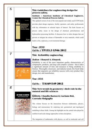 New books oct 2012 02 | PDF | Science