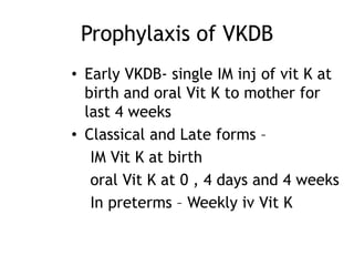 Bleeding in newborns | PPTX