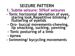 Neonatal seizures | PPTX