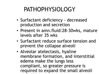 Respiratory Distress in Newborns | PPTX