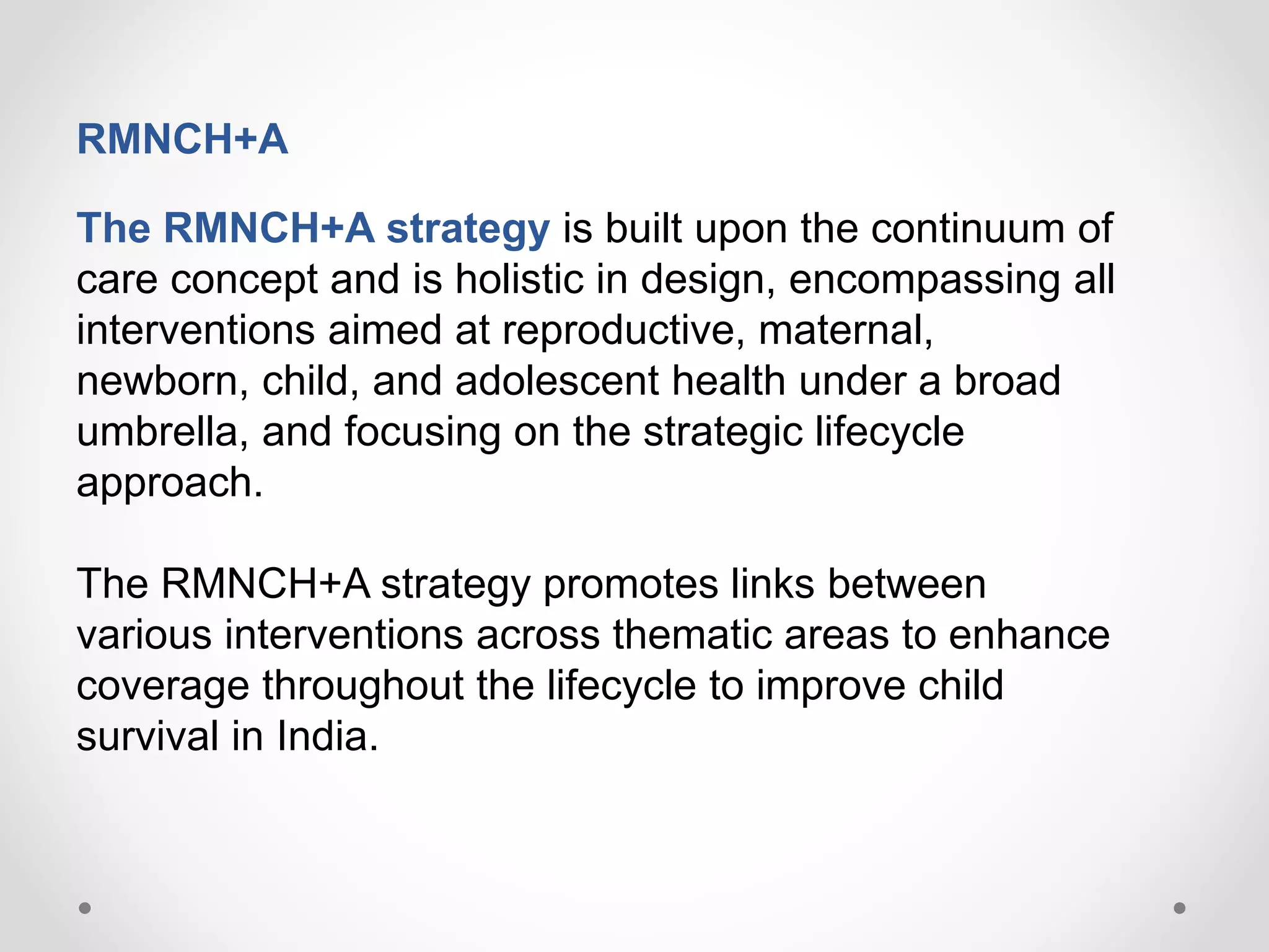 INDIAN NEWBORN ACTION PLAN | PPTX