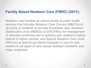 INDIAN NEWBORN ACTION PLAN | PPTX