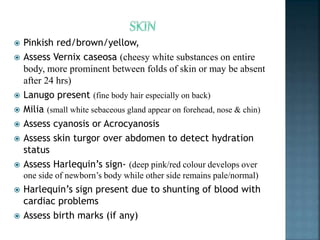 newborn assessment.pptx | Pregnancy | Reproductive Health