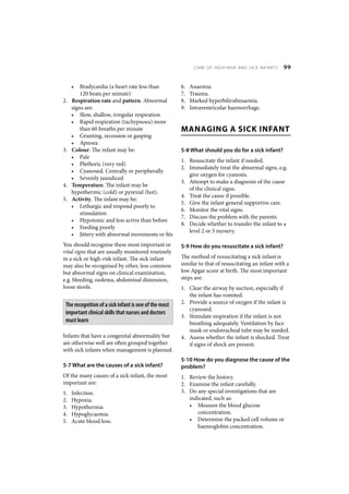 Newborn Care: Care of high-risk and sick infants | PDF