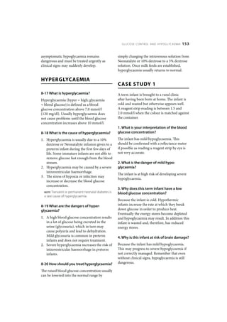 Newborn Care: Glucose control and hypoglycaemia | PDF