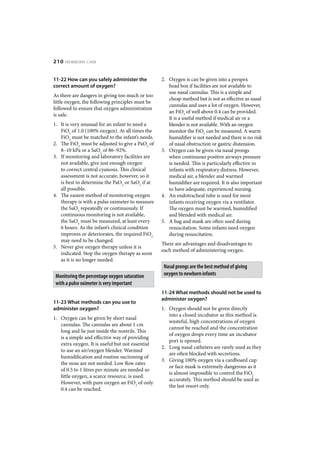 Newborn Care: Oxygen therapy | PDF