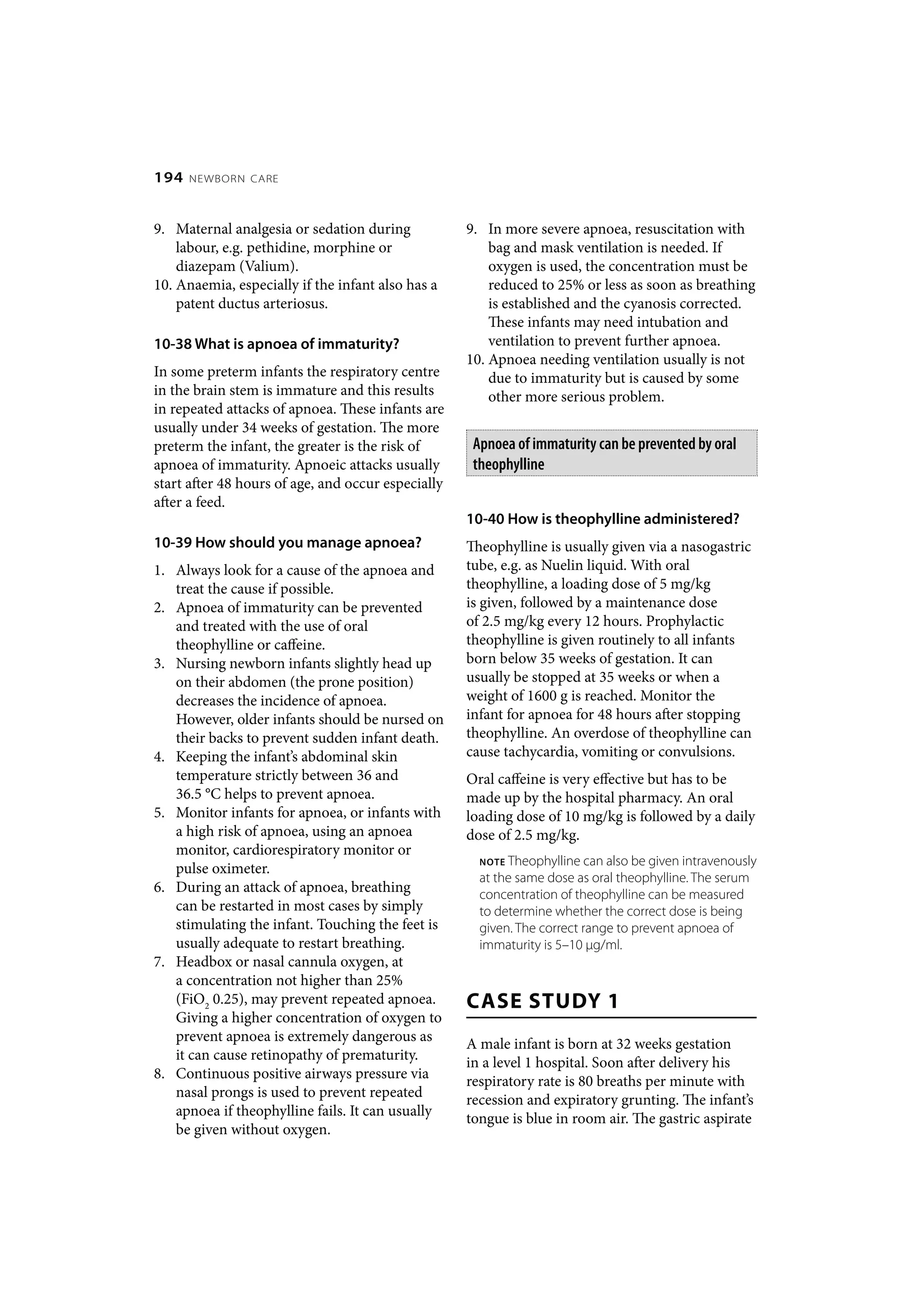Newborn Care: Respiratory distress and phototherapy | PDF
