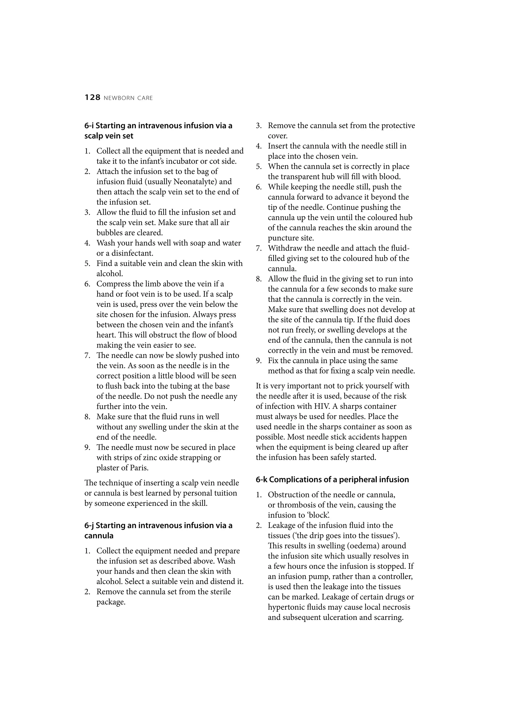 Newborn Care: Skills workshop Feeding sick or high-risk infants | PDF