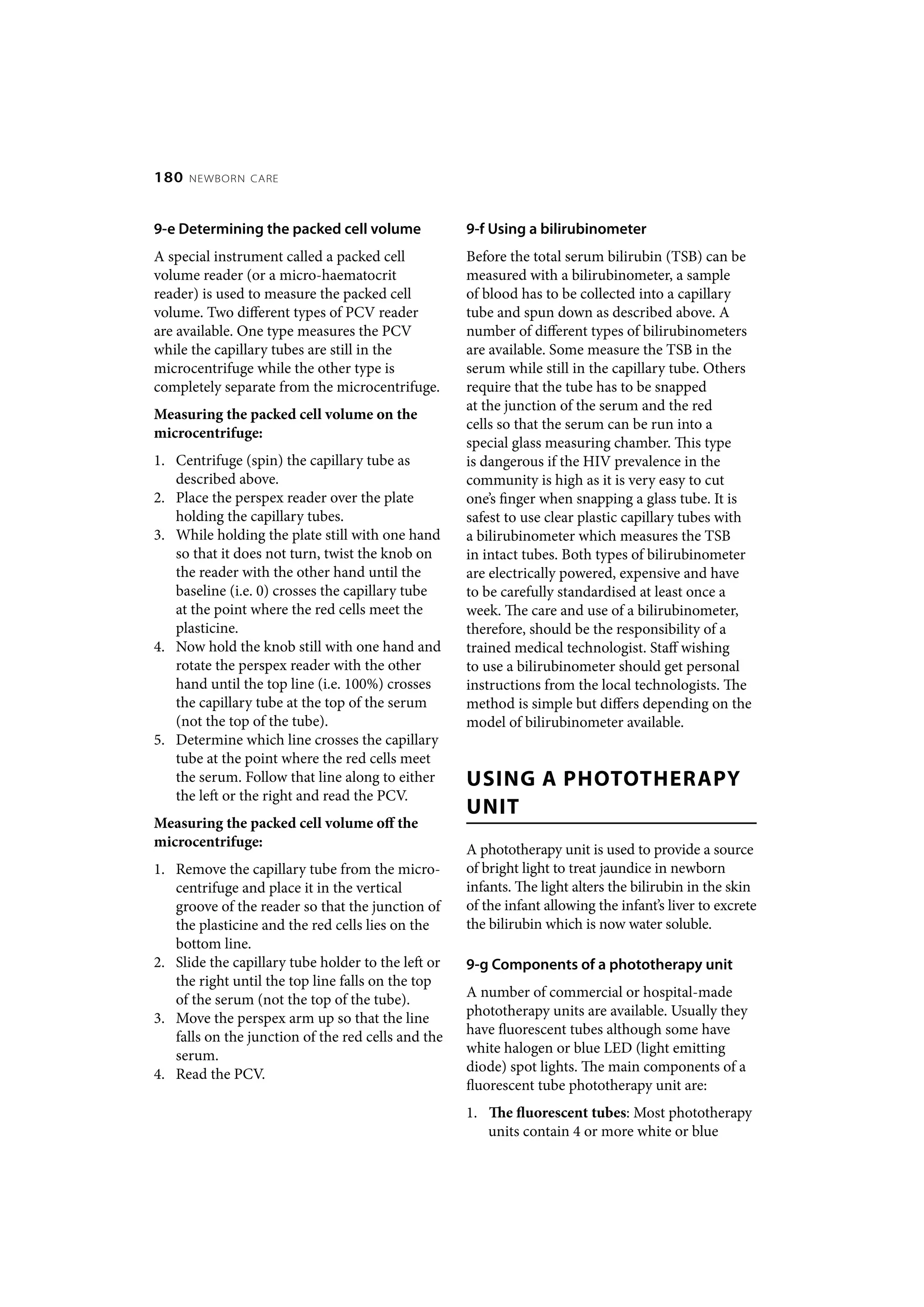 Newborn Care: Skills workshop Jaundice and phototherapy | PDF