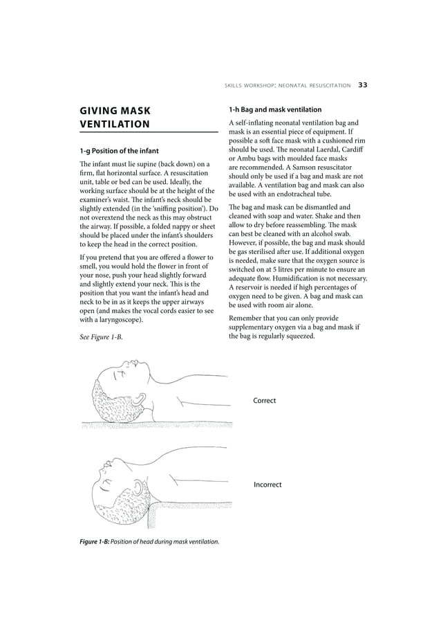 Newborn Care: Skills workshop Neonatal resuscitation | PDF