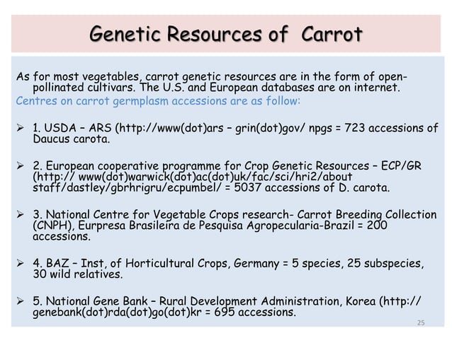 Carrot Breeding | PPTX