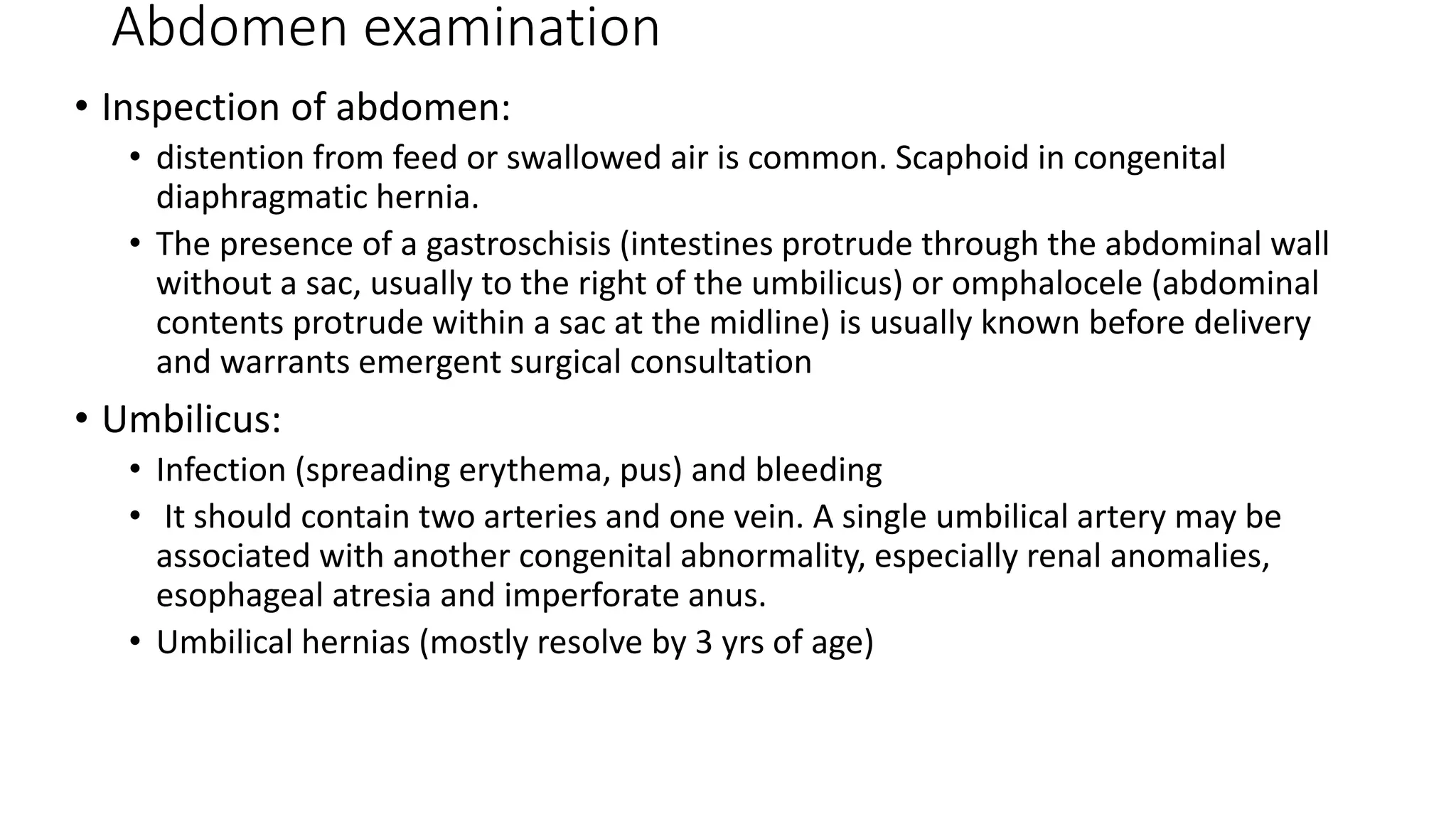 Newborn examination | PPTX