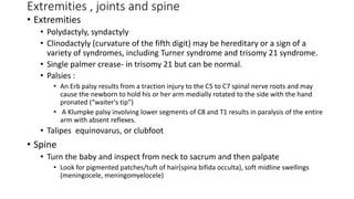 Newborn examination | PPTX | Pregnancy | Reproductive Health