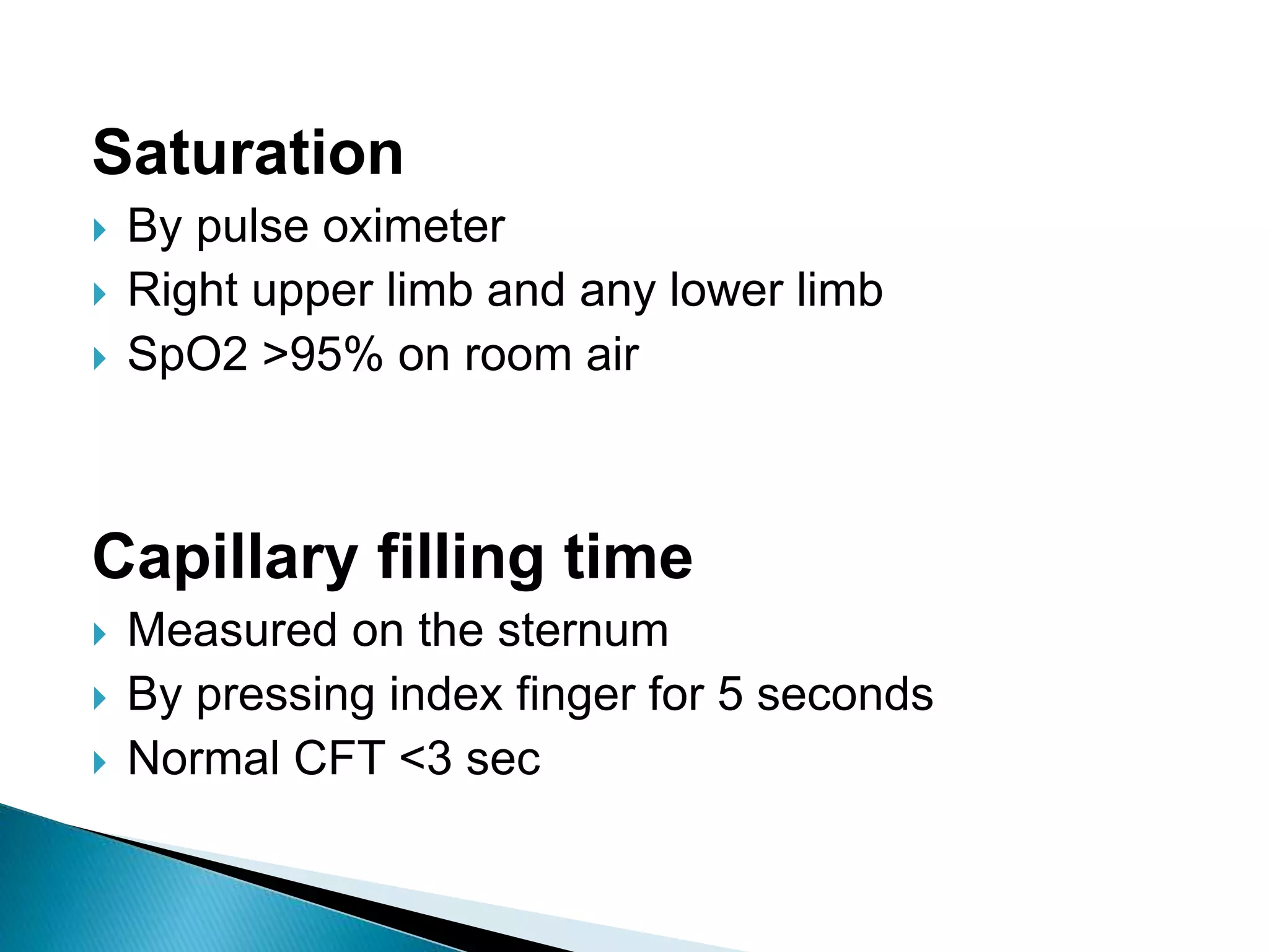 Newborn examination | PPTX