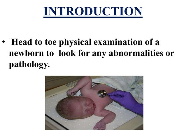 NEWBORN EXAMINATION.pptx | Pregnancy | Reproductive Health