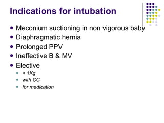 Neonatal Intubation Checklist Clipart