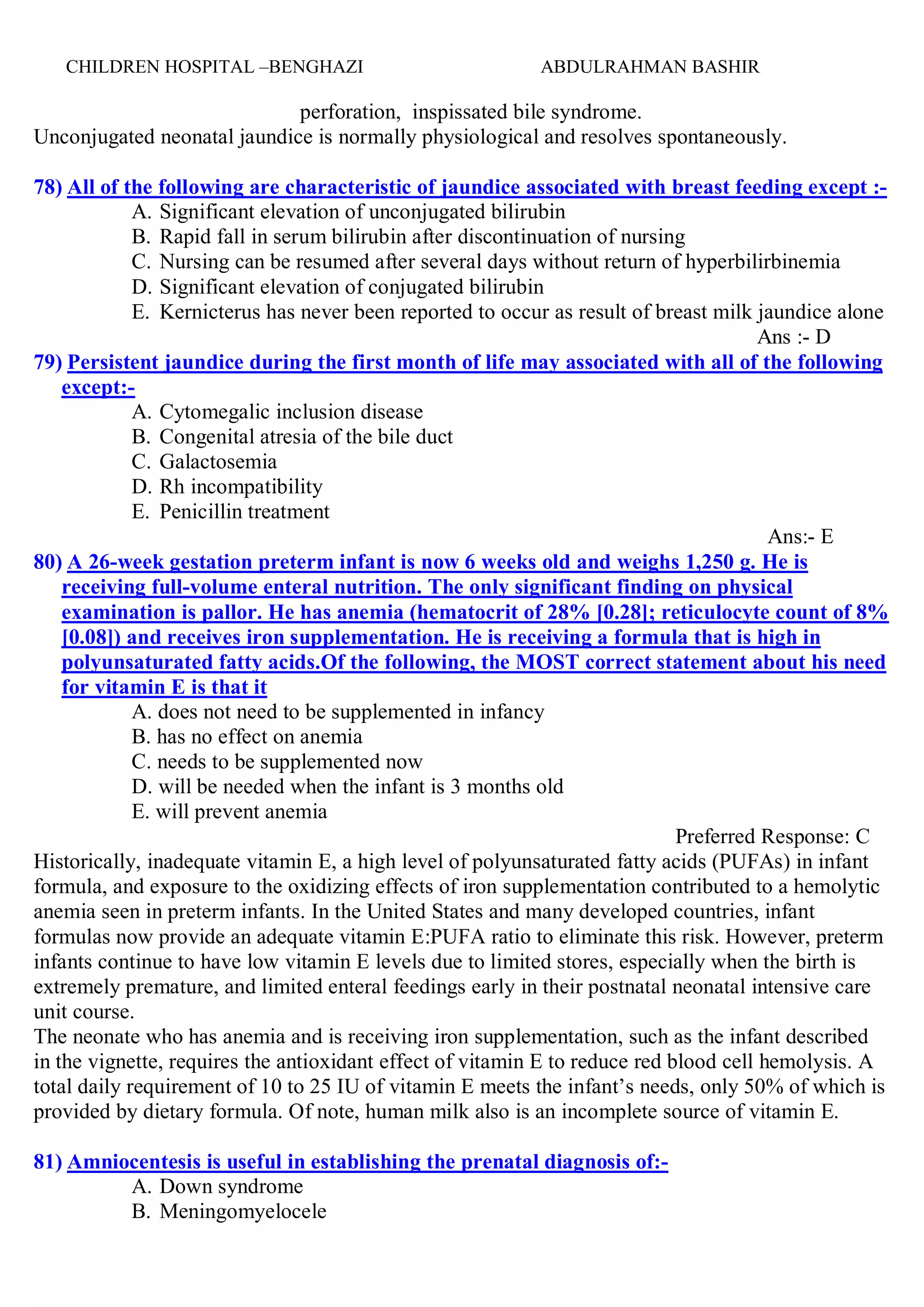 Newborn mcq | PDF