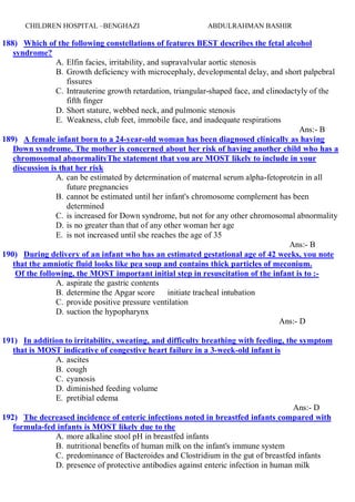 Newborn mcq | PDF