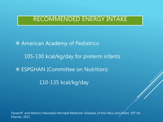 Newborn Parenteral Nutrition | PPTX
