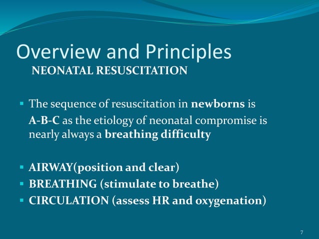 New born resuscitation power point presentation | PPTX | First Aid ...
