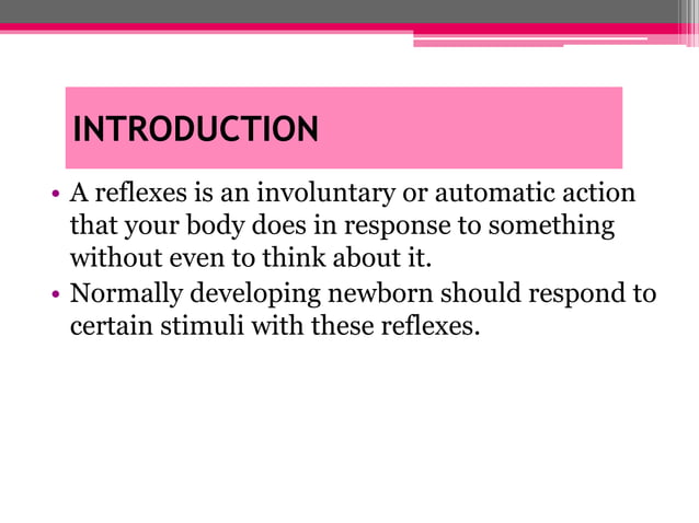 New born reflexes | PPTX | Parenting Babies and Toddlers | Parenting