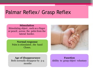 New born reflexes | PPTX