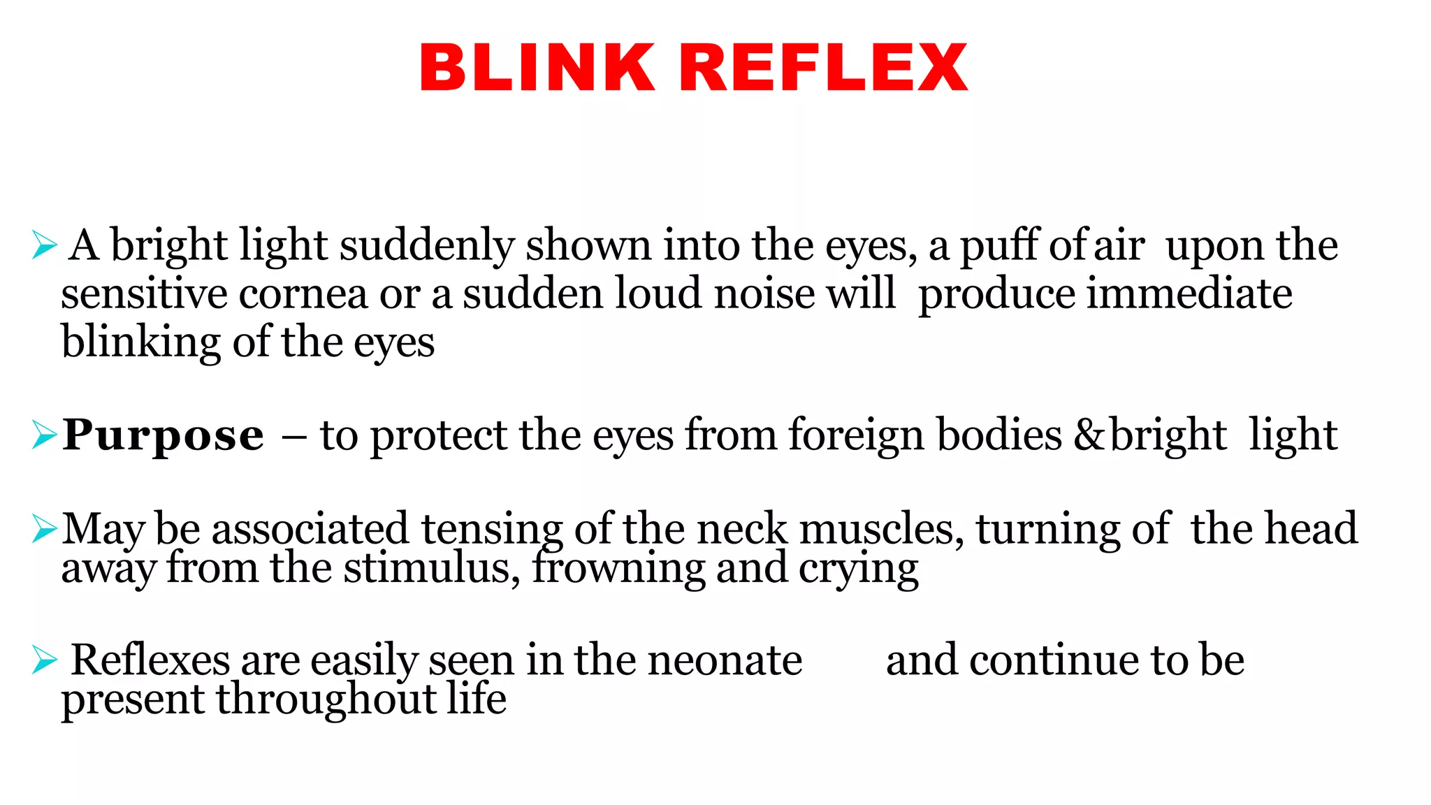 NEWBORN REFLEXES/ PRIMITIVE REFLEXES | PPTX