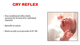 NEWBORN REFLEXES/ PRIMITIVE REFLEXES | PPTX