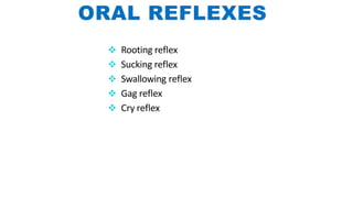 NEWBORN REFLEXES/ PRIMITIVE REFLEXES | PPTX