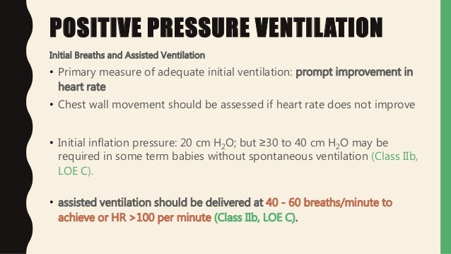 Newborn resuscitation program