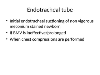 Newborn resuscitation ppt for health care professionals | PPT