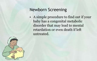 Newborn screening | PPTX