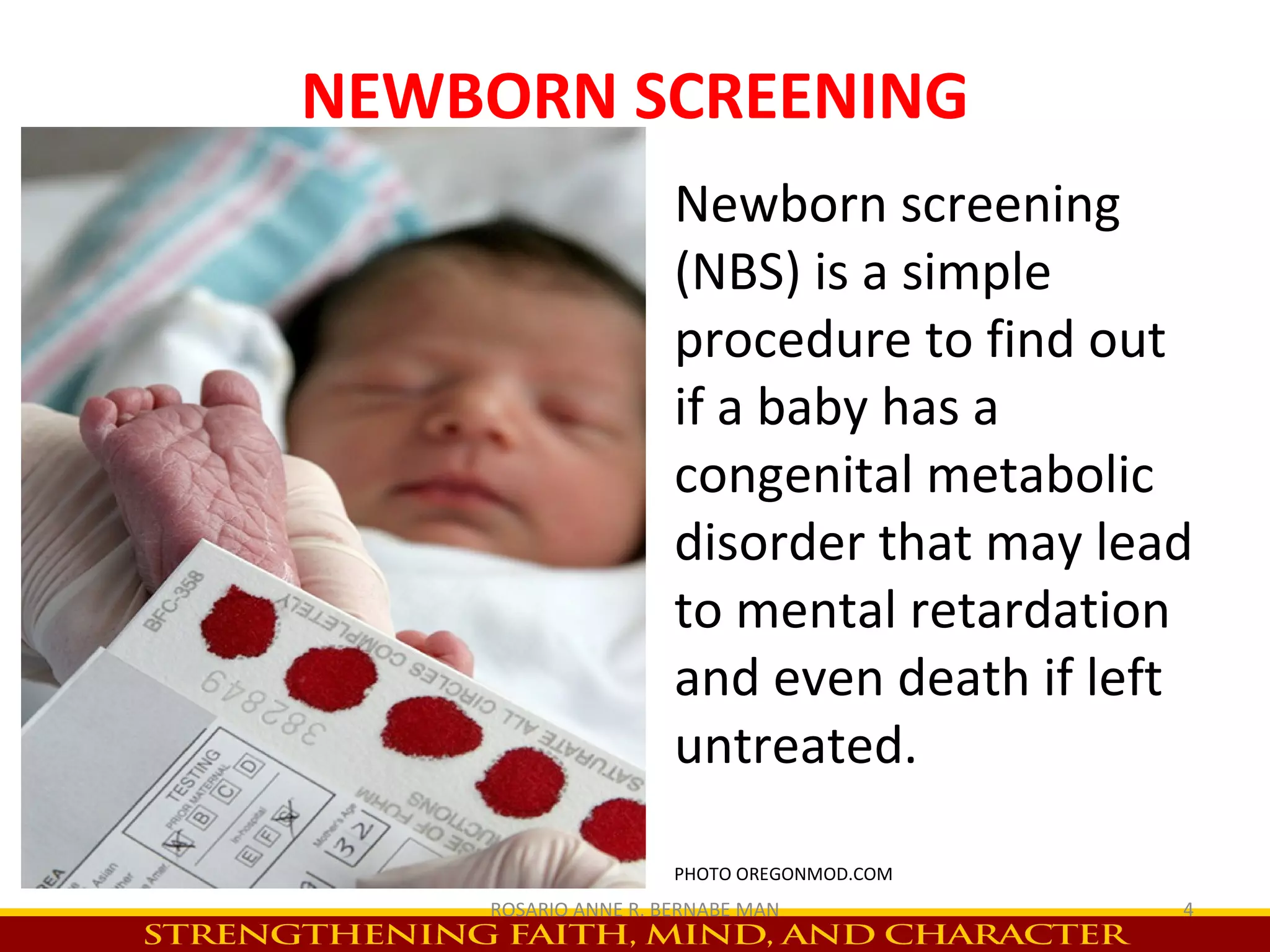 Newborn Screening updated | PPT