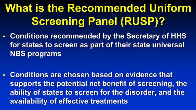 Newborn Screening Bootcamp | PPT