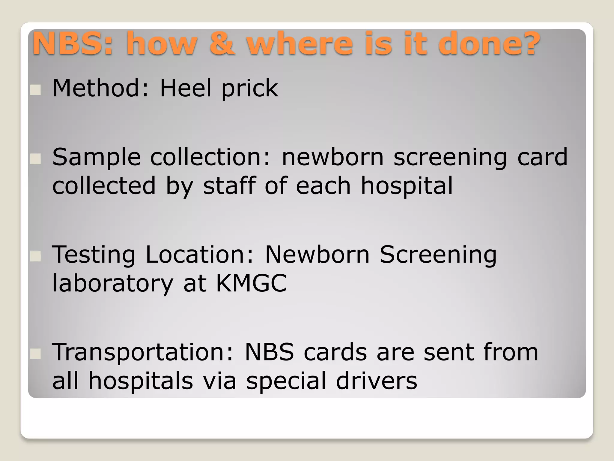 Newborn screening kuwait | PDF