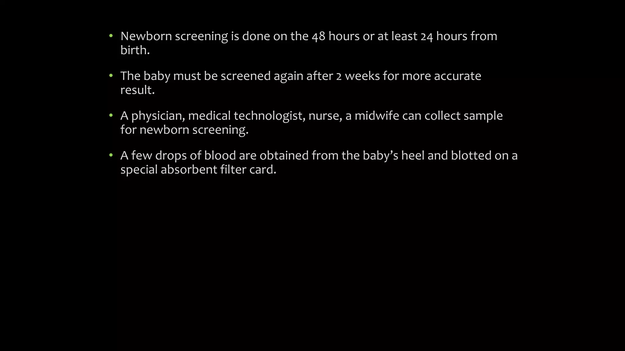 Newborn screening laboratory laws | PPTX