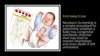 Newborn screening laboratory laws | PPTX
